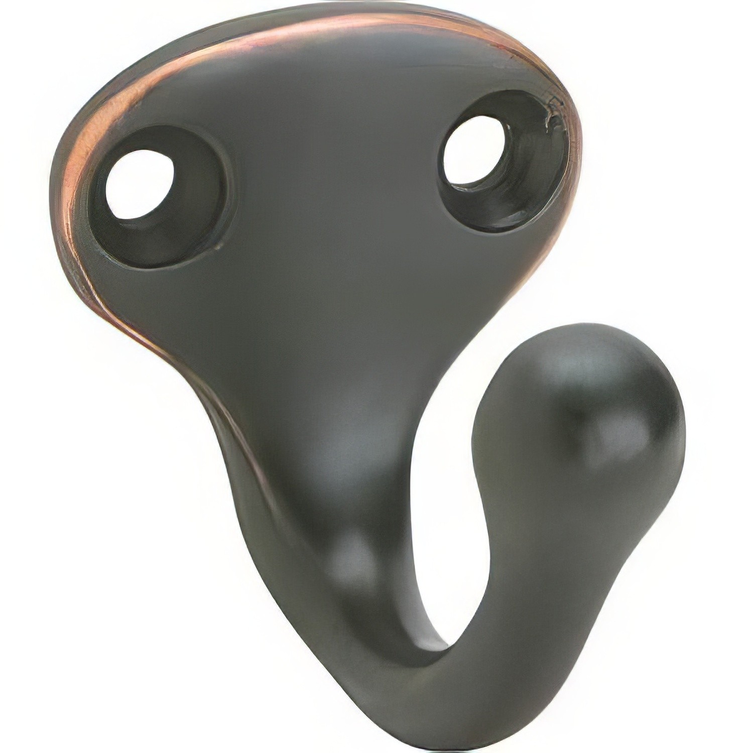 Ives Hardware 581A Low Profile Single Cast Aluminum Wardrobe Hook with ...