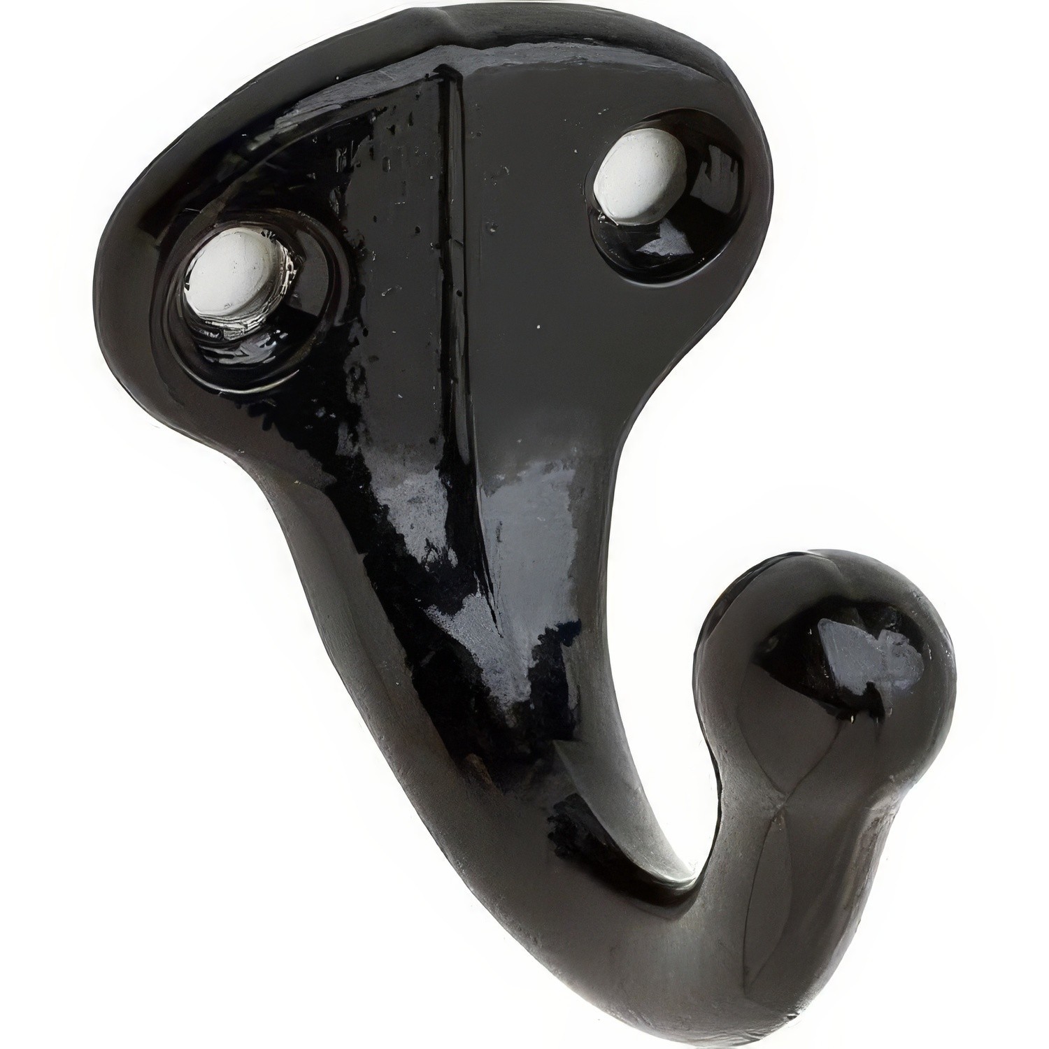 Ives Hardware 581A Low Profile Single Cast Aluminum Wardrobe Hook with ...