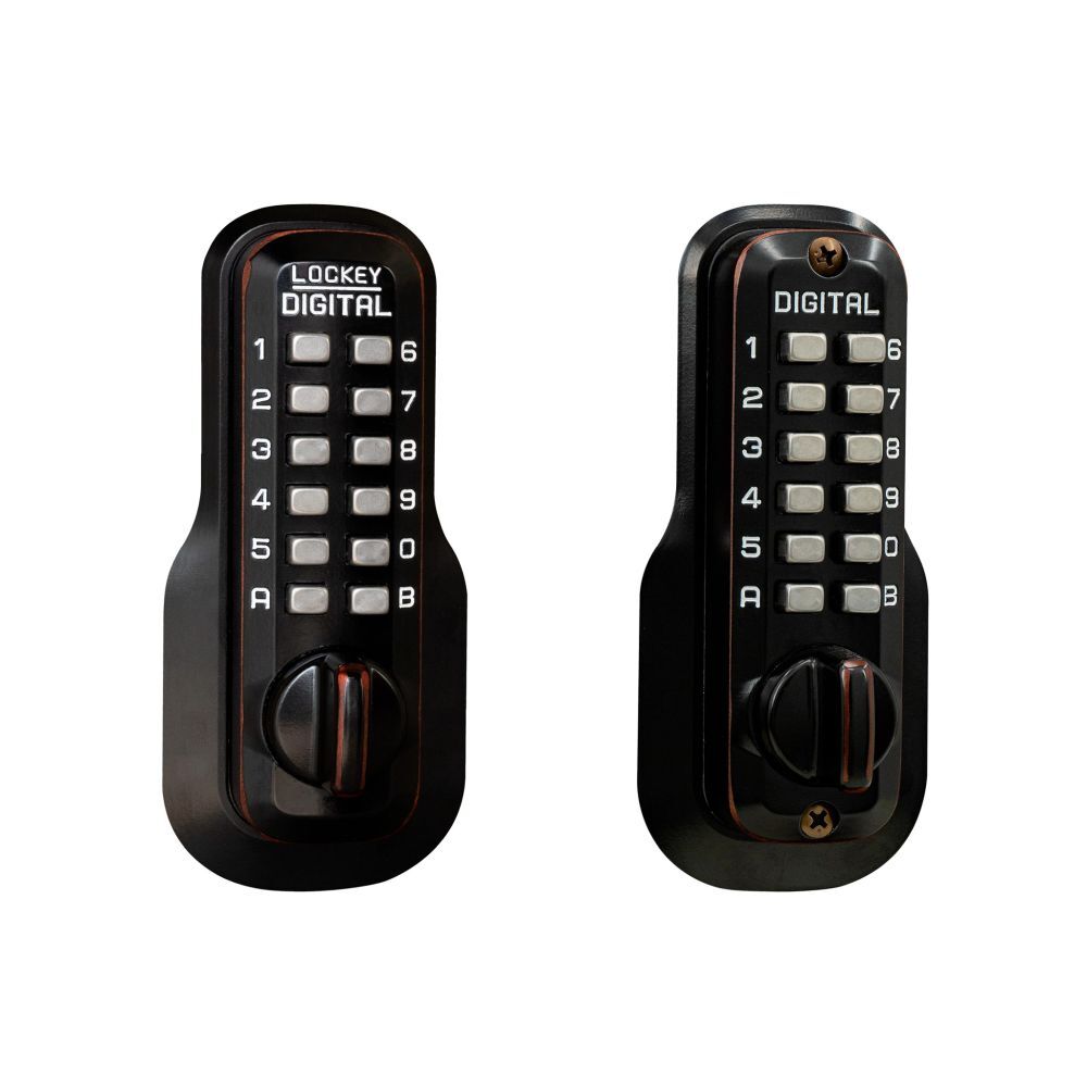 LockeyUSA M210-DC Mechanical Keyless Deadbolt with Double Combination