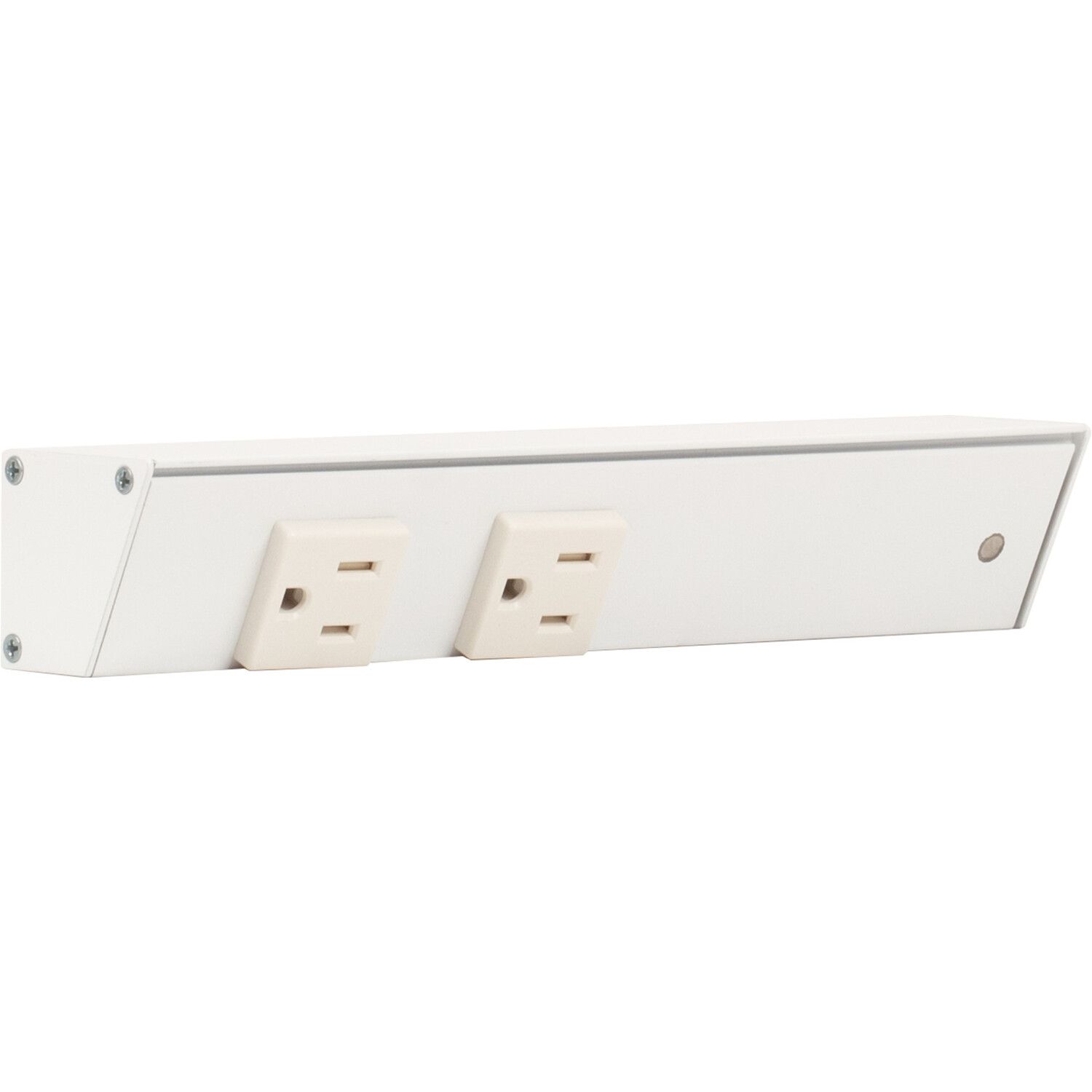 Task Lighting 9 Inch White Apt Angle Power Strip White Receptacles ...