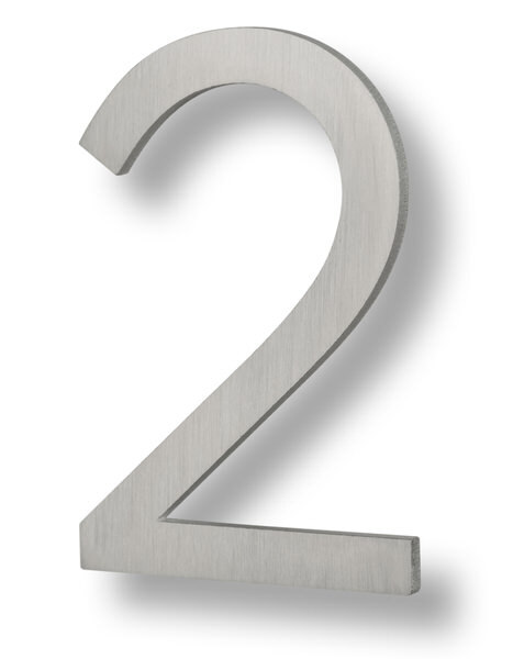 Sure-Loc Hardware HNF6-2 Floating House Number (2) 6 Inch