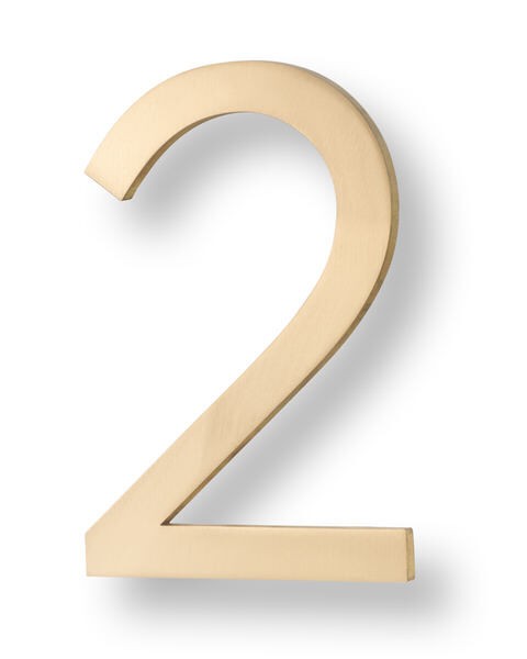 Sure-Loc Hardware HNF6-2 Floating House Number (2) 6 Inch